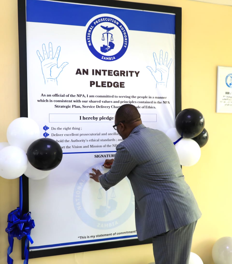 CODE OF CONDUCT Lusaka, Zambia – National Prosecution Authority