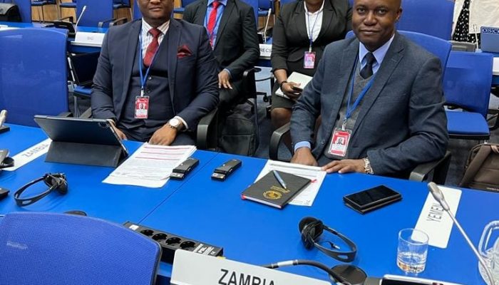 Zambia's High Level Delegation at the Intergovernmental Working Group ...